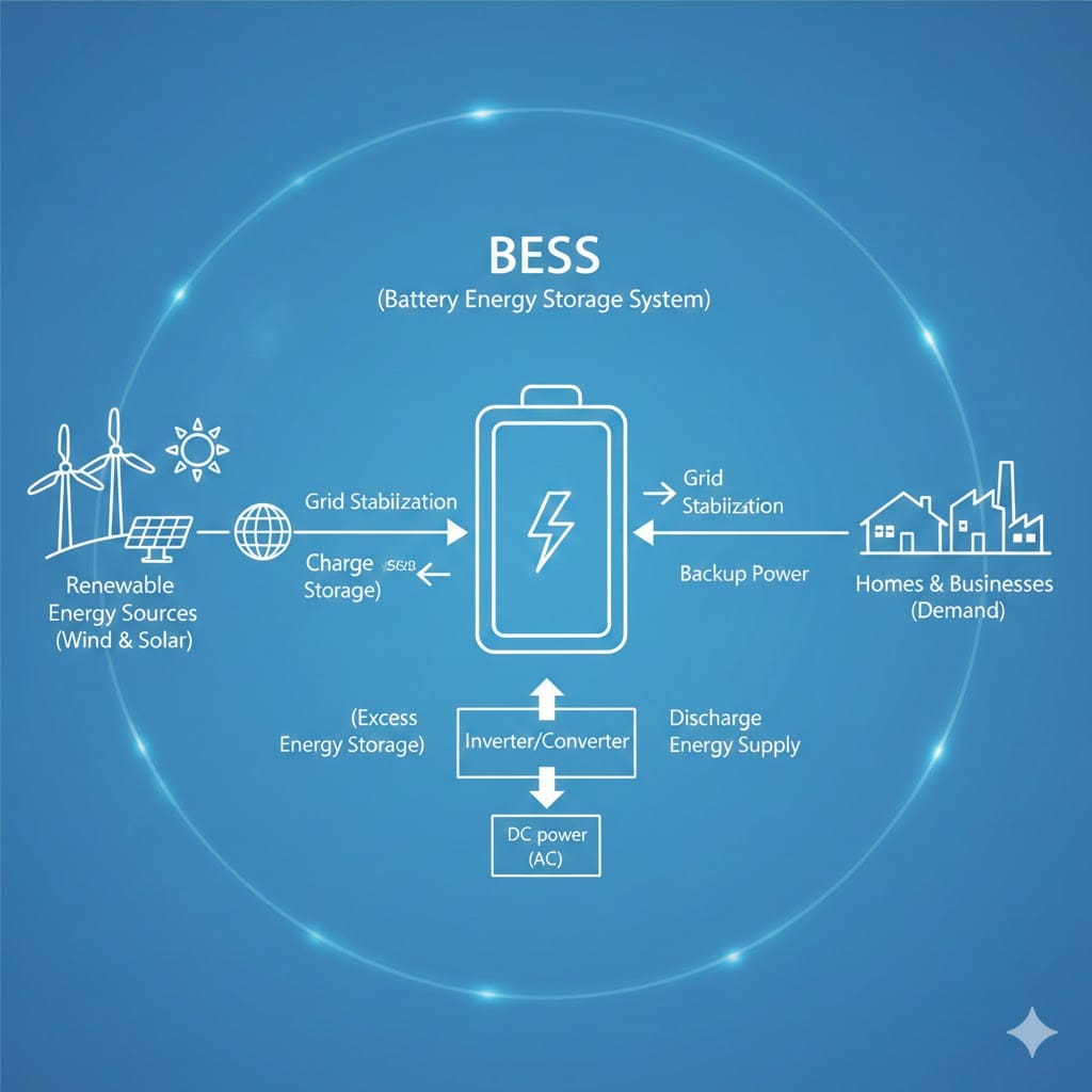 How BESS Works: Inside the Technology of Modern Energy Storage